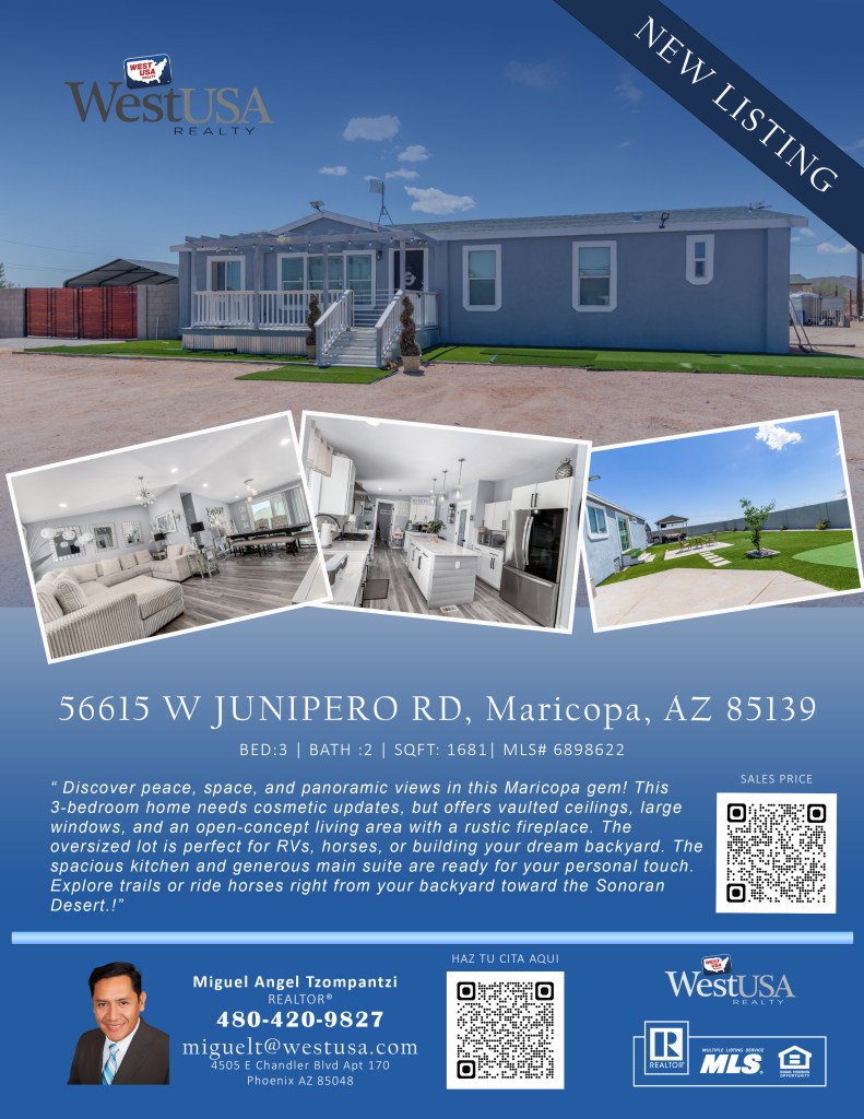 Manufactured Home! – Migueloan Realtor